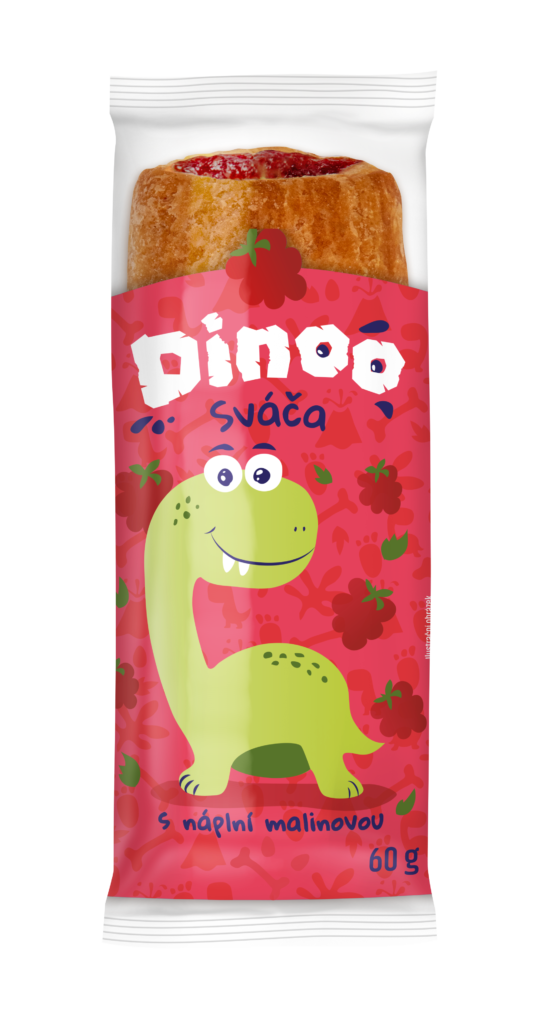 Sváča s náplní malinovou - Dinoo